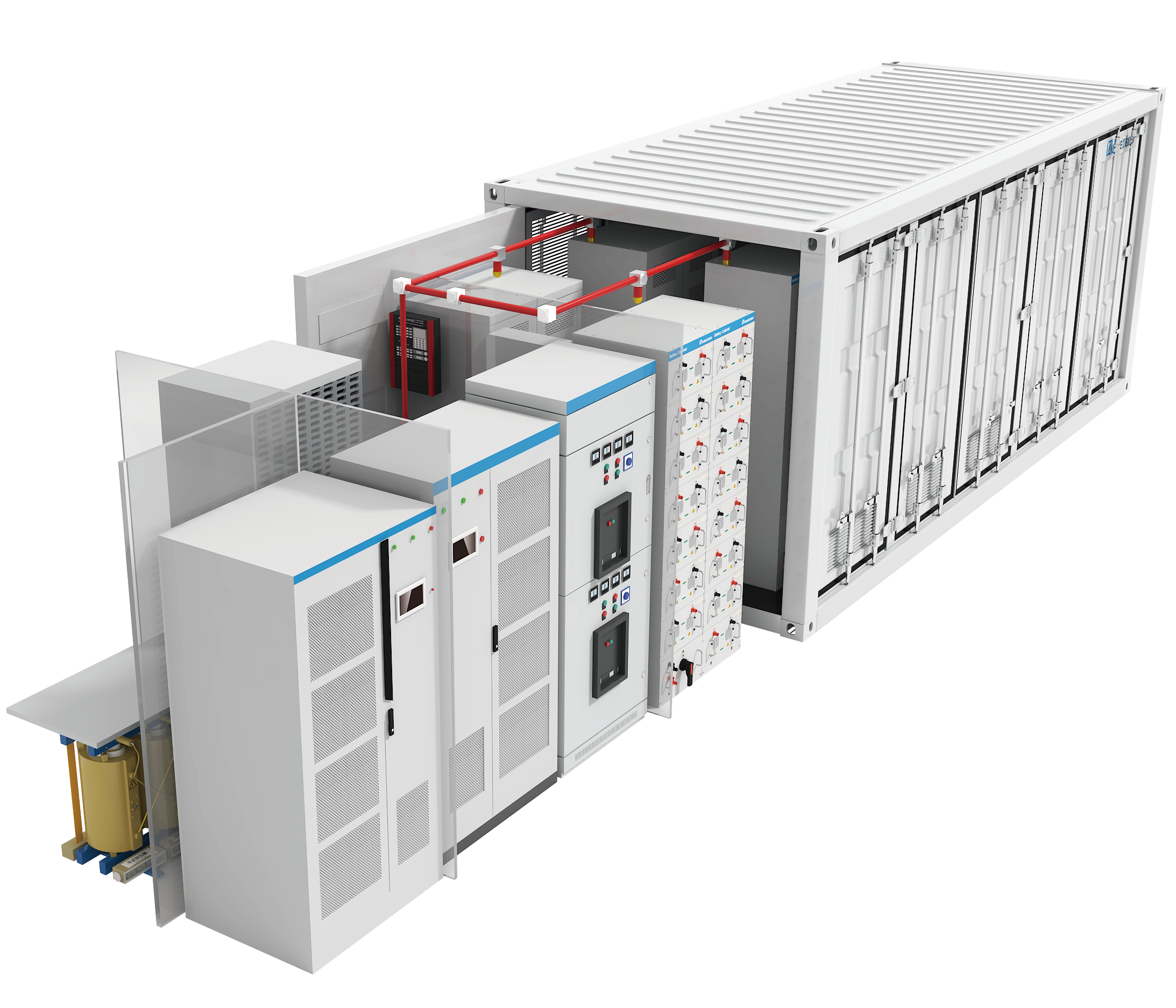 APO-M250-90Ah cabinet type energy storage Microgrid System - APOLLO